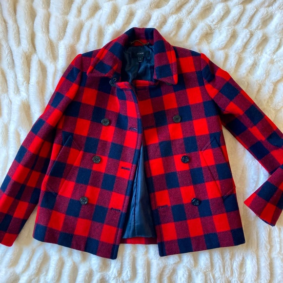 J. Crew | Jackets & Coats | J Crew Plaid Jacket | Poshmark